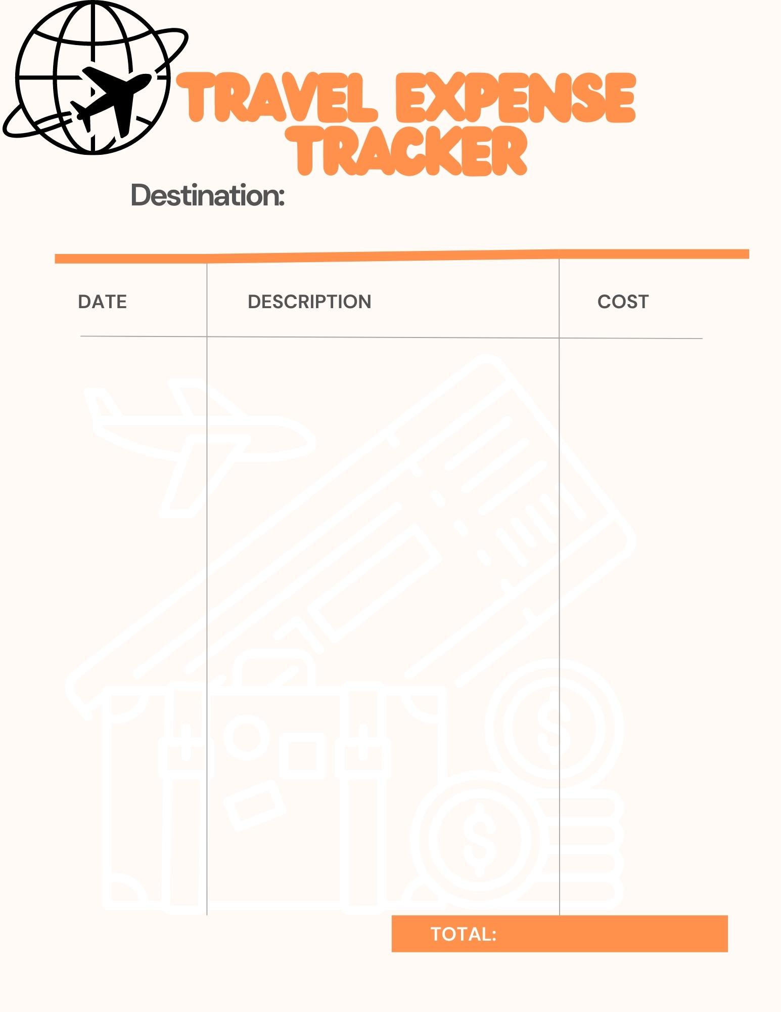40 Free Printable Expense Trackers - Printaboles
