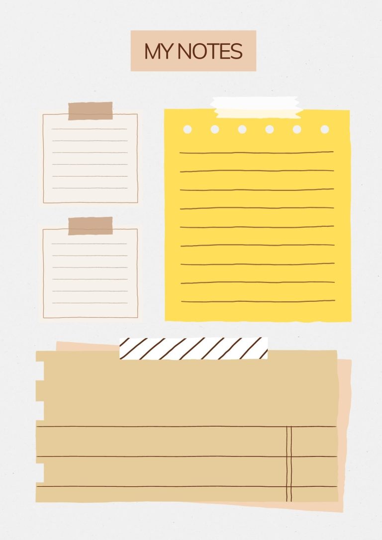 40 Free Printable Note Pages - Printaboles