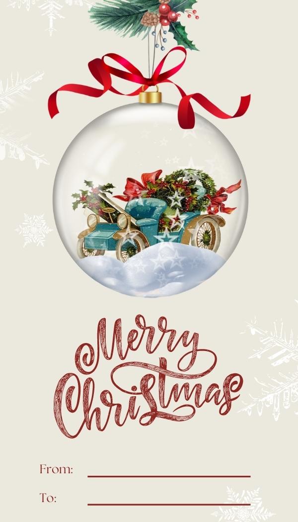 40 Free Printable Colorful Christmas Gift Tags - Printaboles