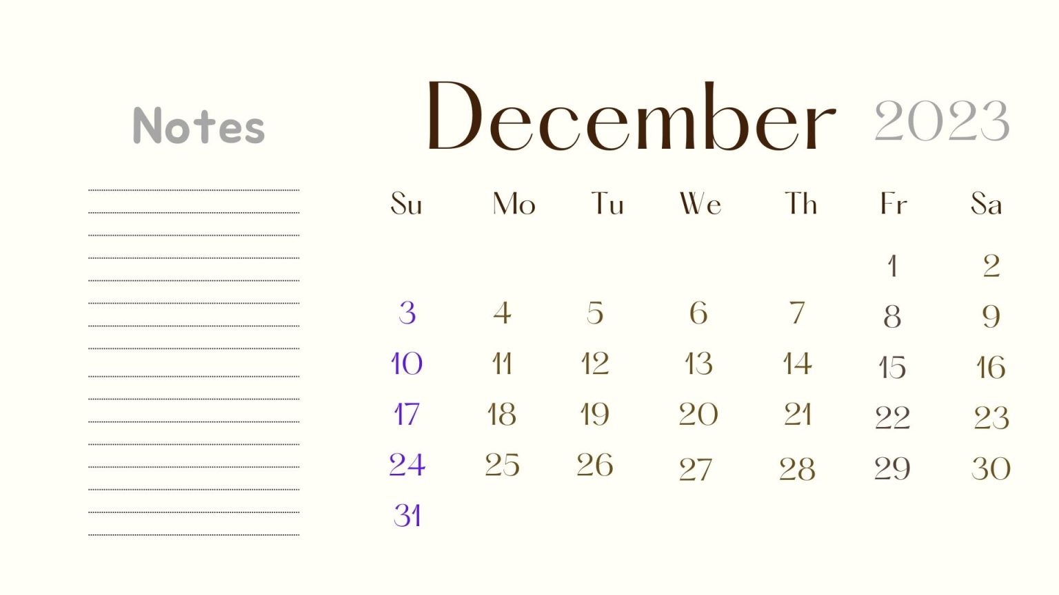 40 December 2023 Printable Calendars - Printaboles
