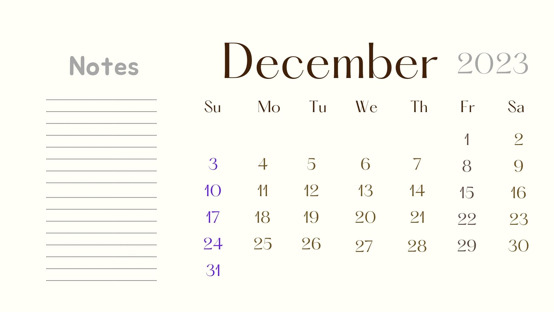 40 December 2023 Printable Calendars - Printaboles