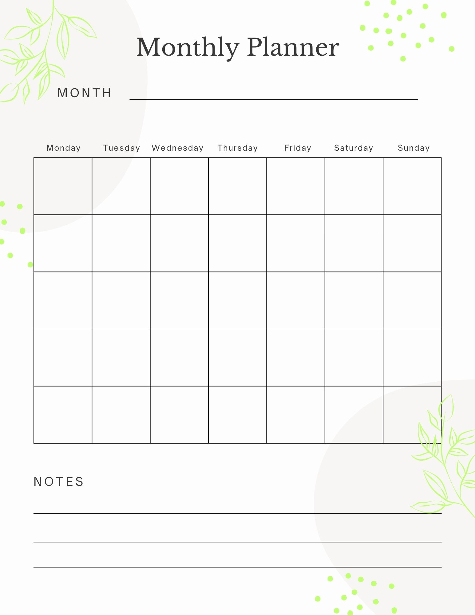 30 Free Printable Monthly Budget Planners - Printaboles