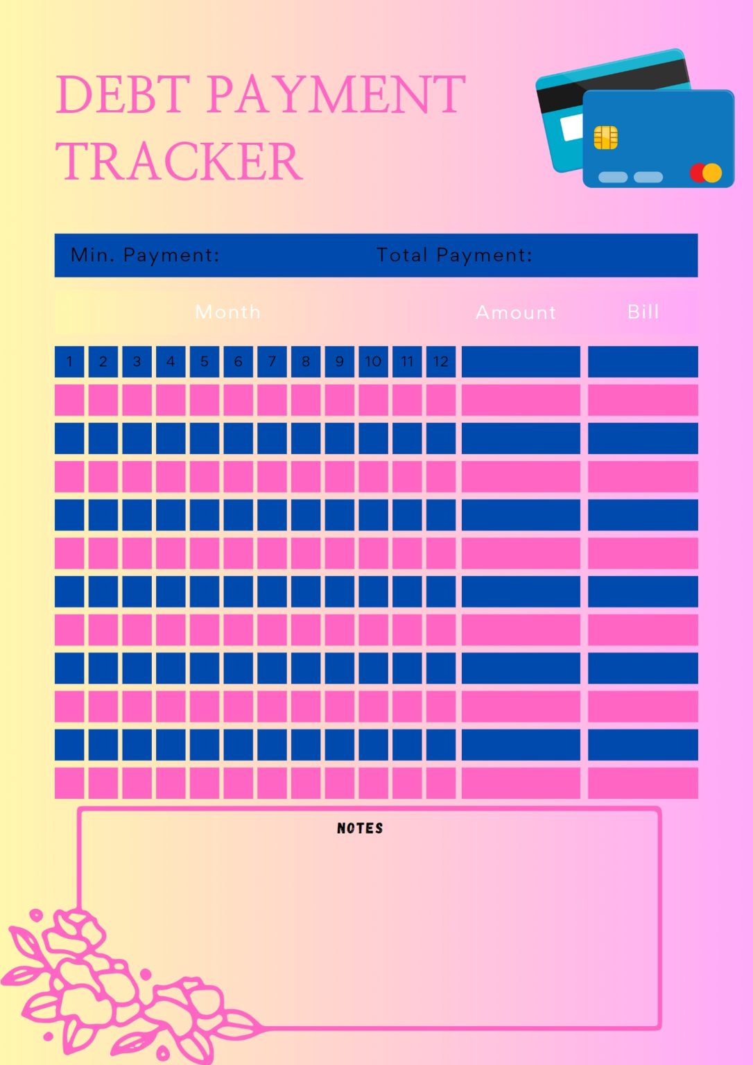 40 Free Printable Debt Trackers - Printaboles
