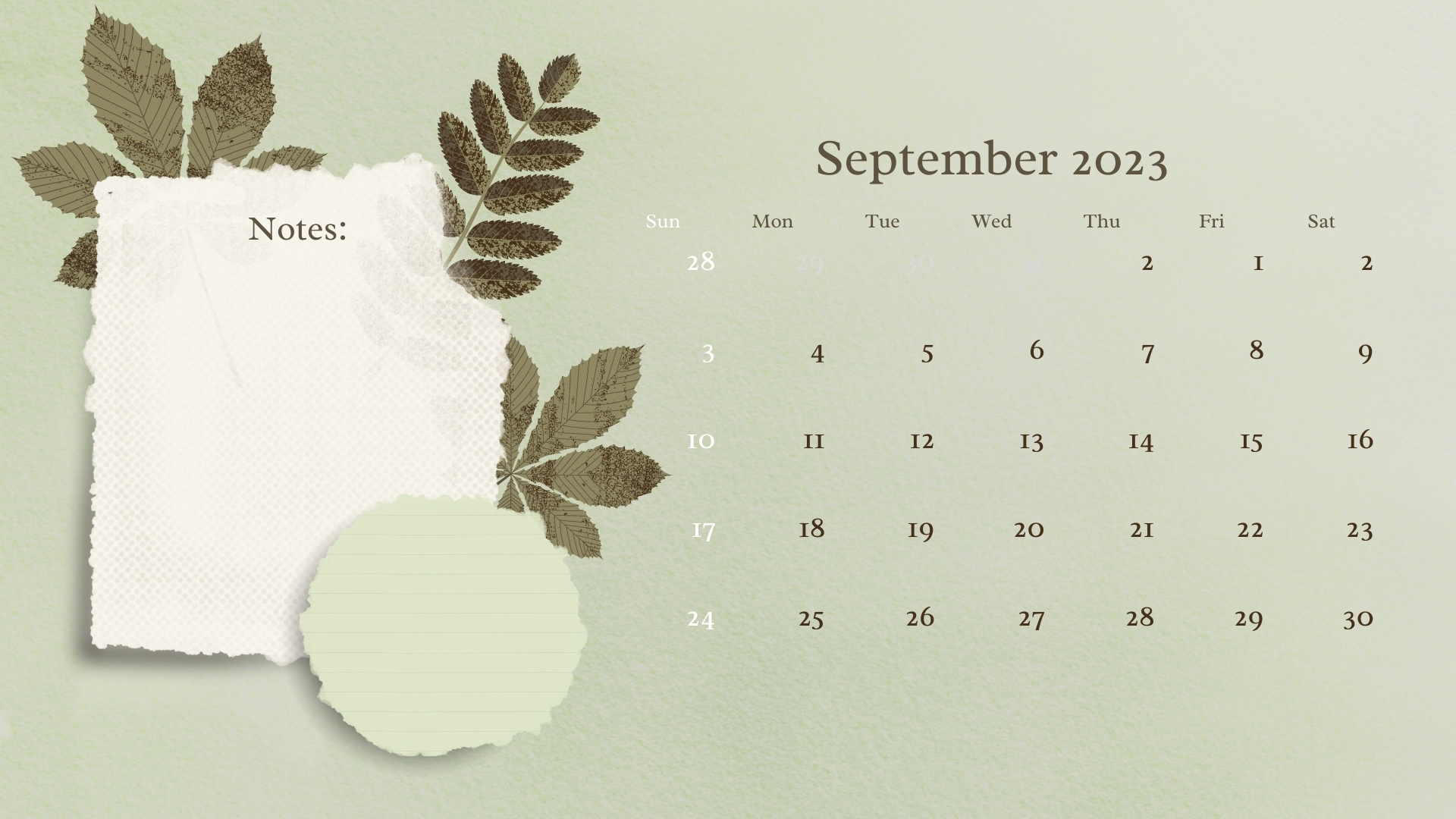 40 September 2023 Printable Calendars - Printaboles