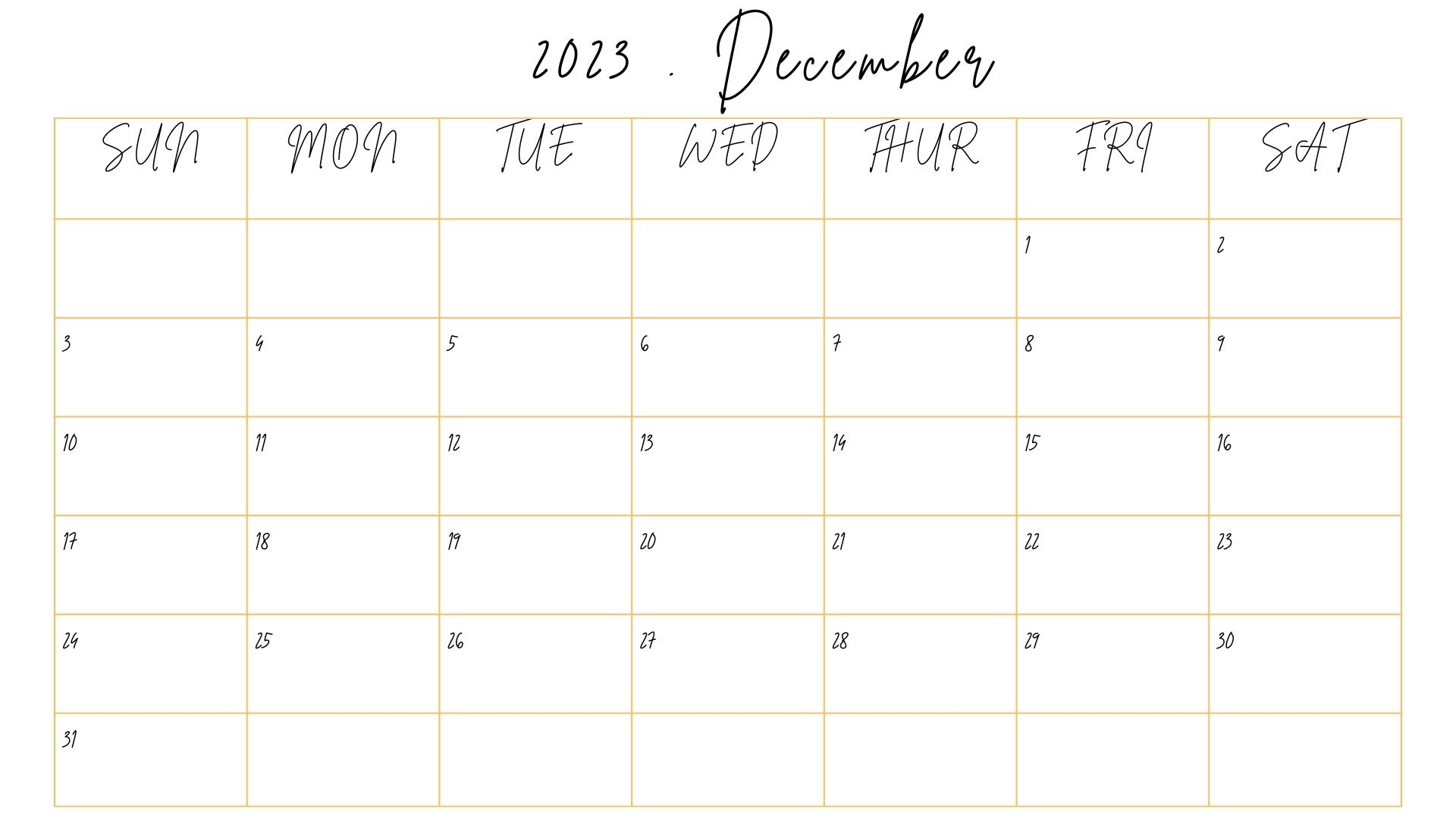 40 December 2023 Printable Calendars - Printaboles