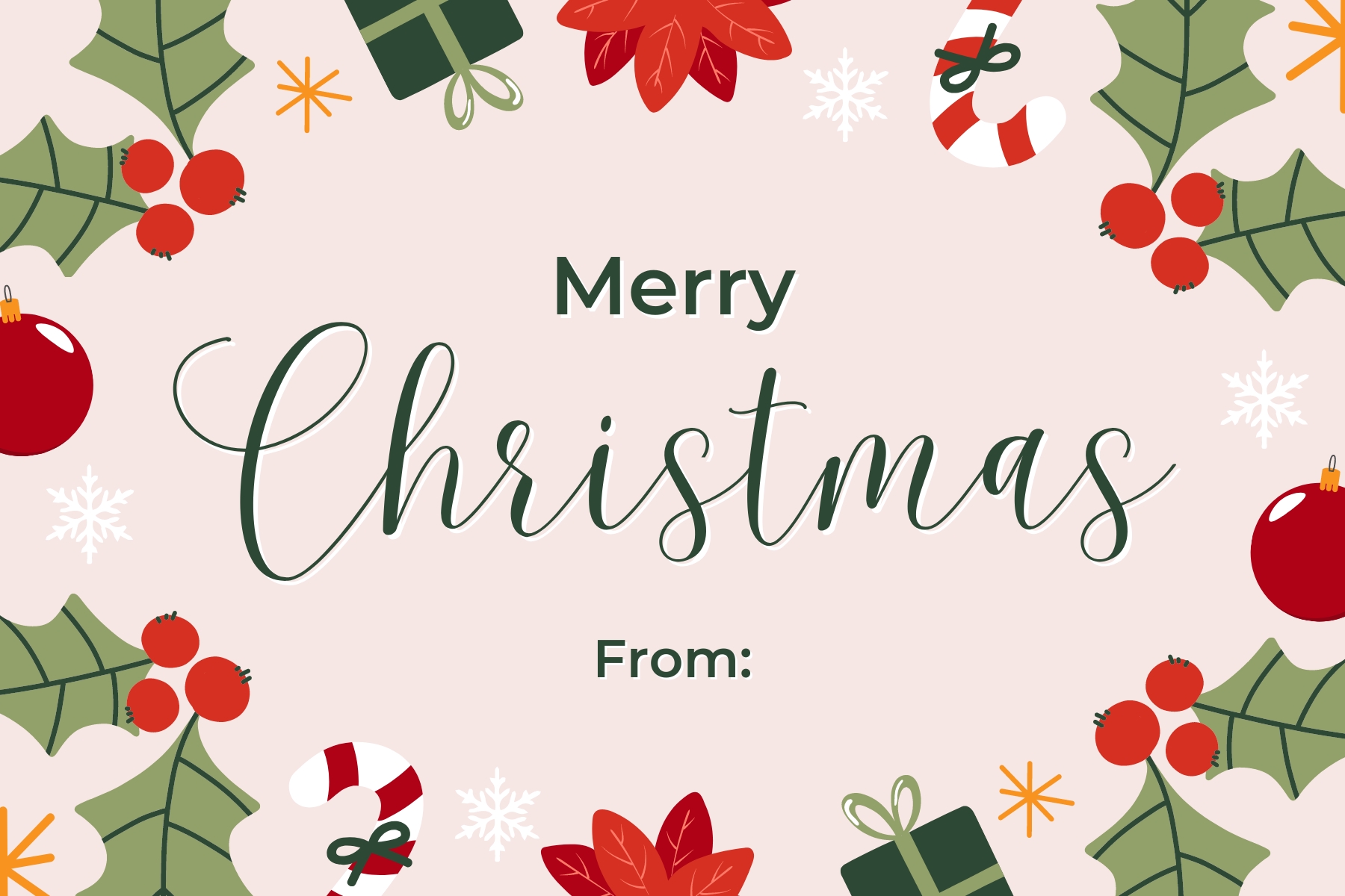 40 Free Printable Colorful Christmas Gift Tags - Printaboles