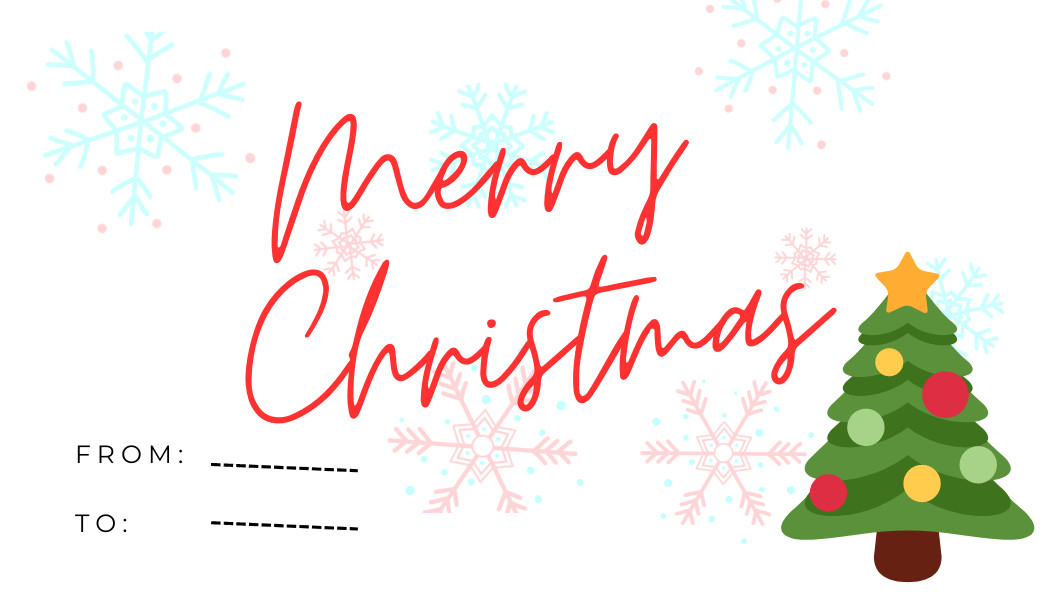 40 Free Printable Colorful Christmas Gift Tags - Printaboles