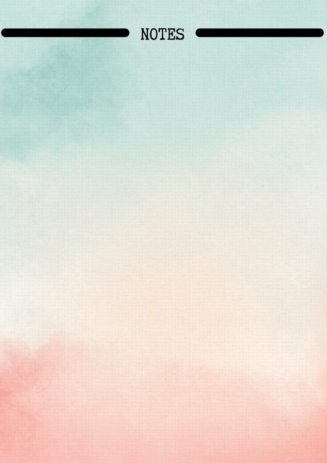 40 Free Printable Note Pages - Printaboles