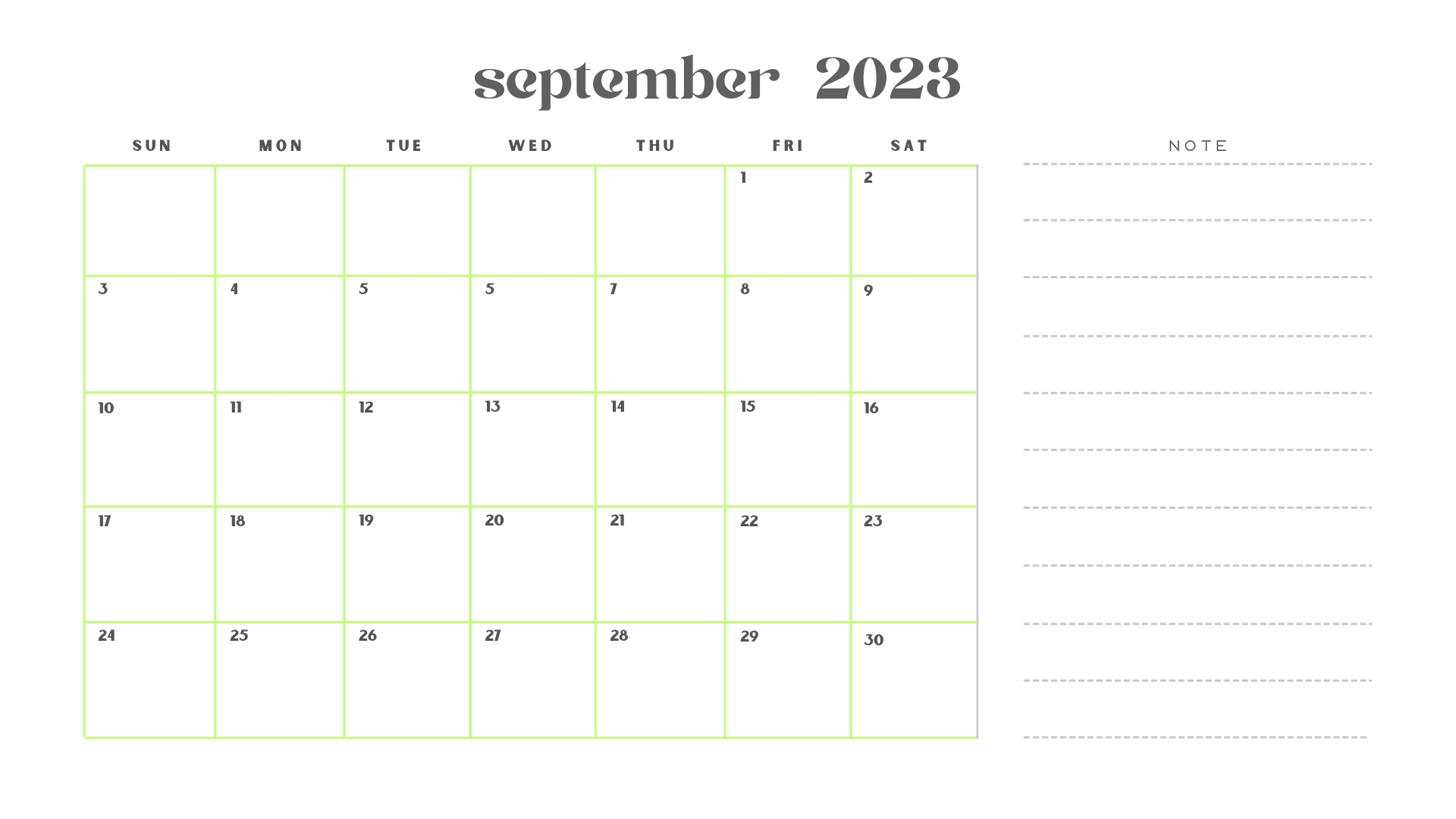 40 September 2023 Printable Calendars - Printaboles