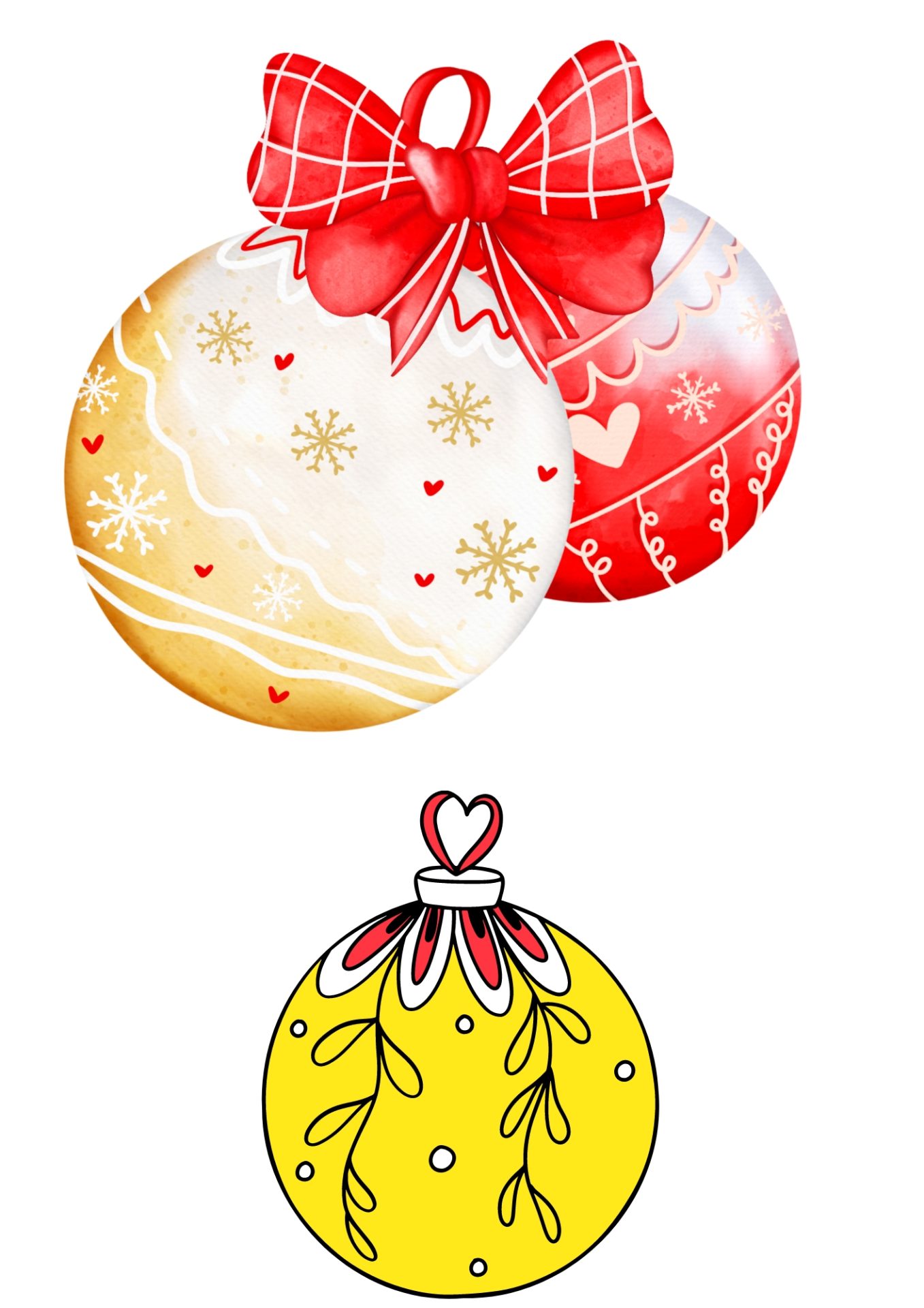 40 Free Printable Christmas Ornaments - Printaboles