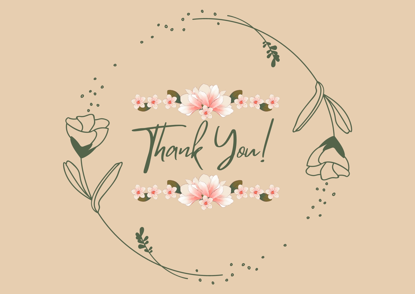 40 Free Printable Thank You Cards - Printaboles