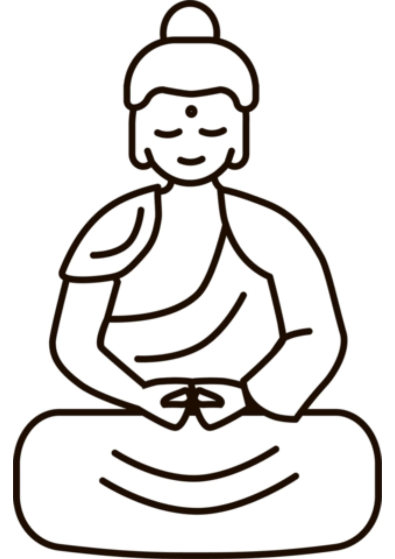 40 Free Printable Buddha Coloring Pages (Blank Templates)