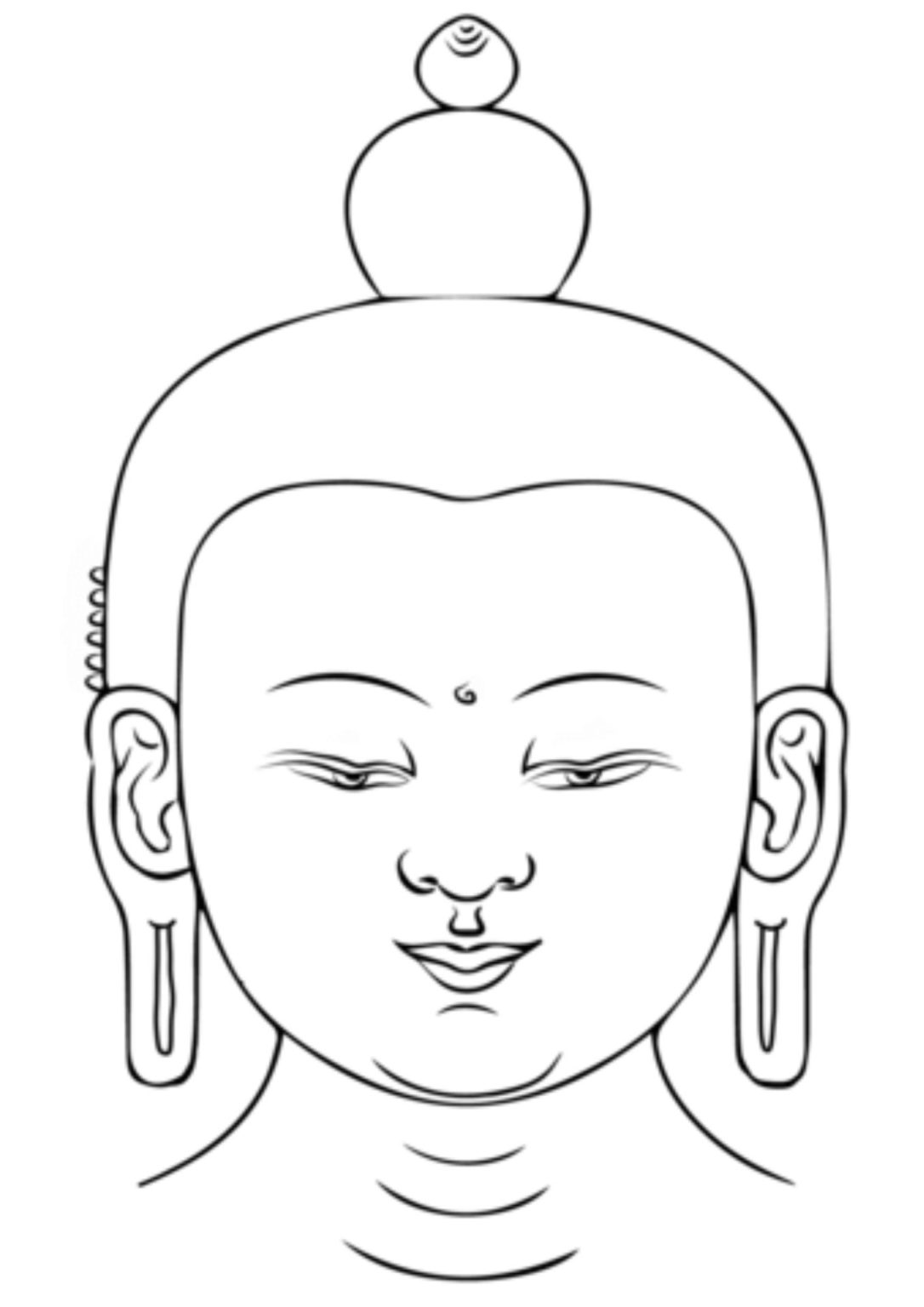 40 Free Printable Buddha Coloring Pages (Blank Templates)