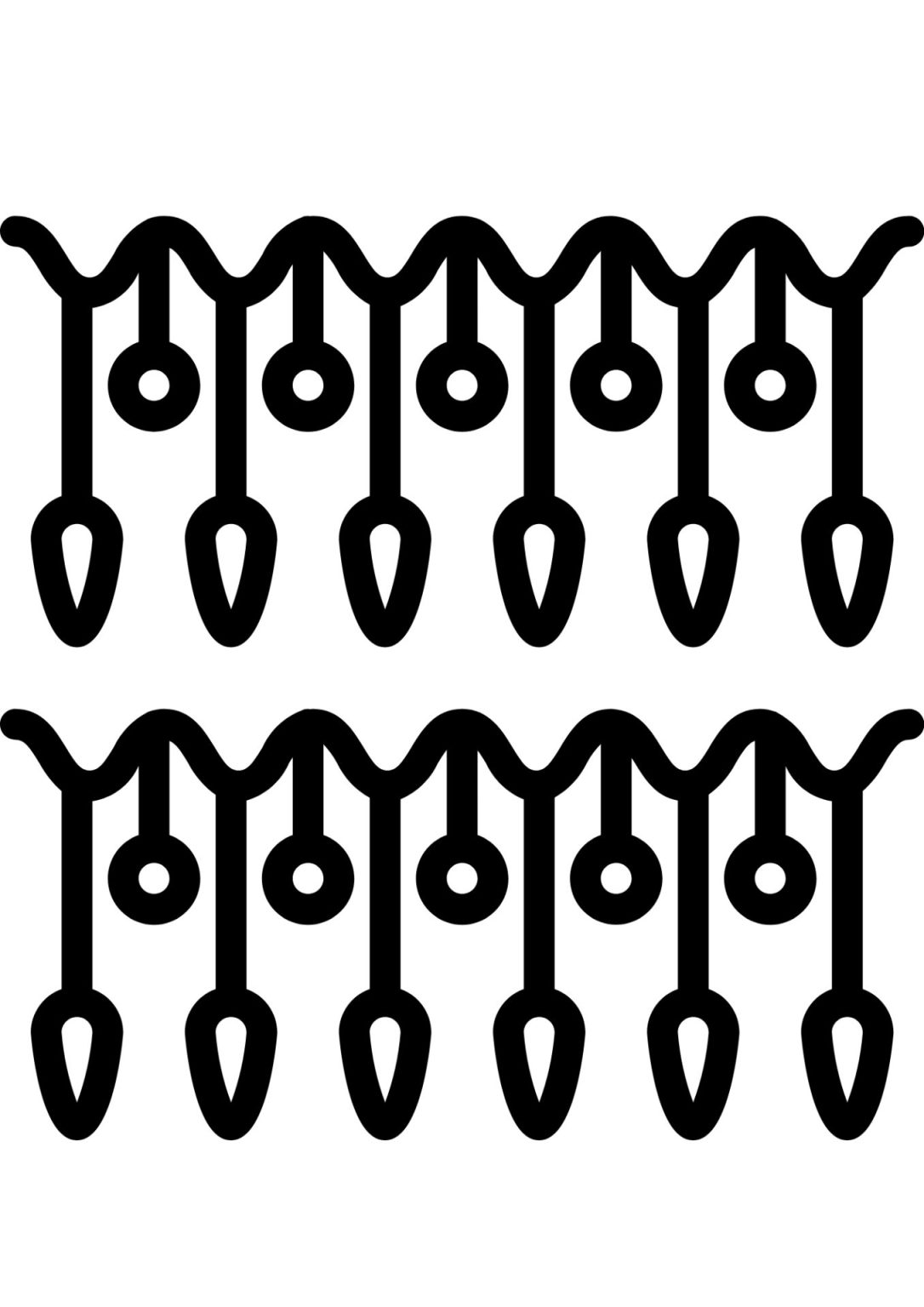 40 Free Printable Christmas Light Templates - Printaboles