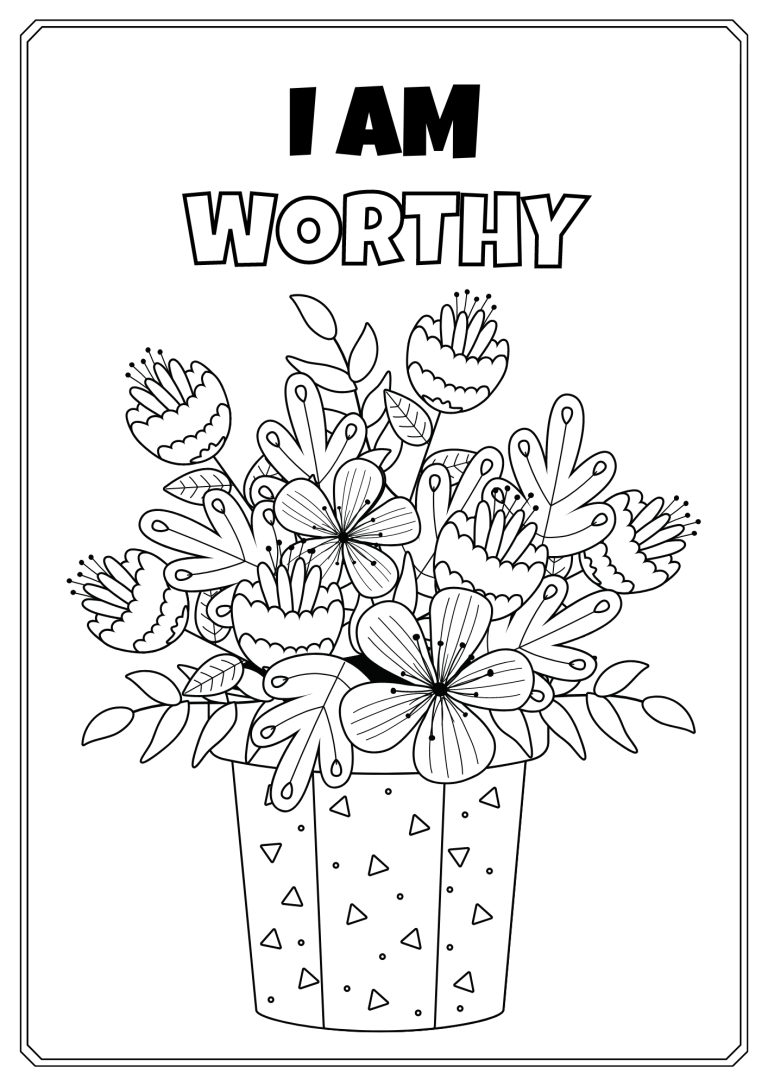 40 Printable Flower Coloring Pages - Printaboles