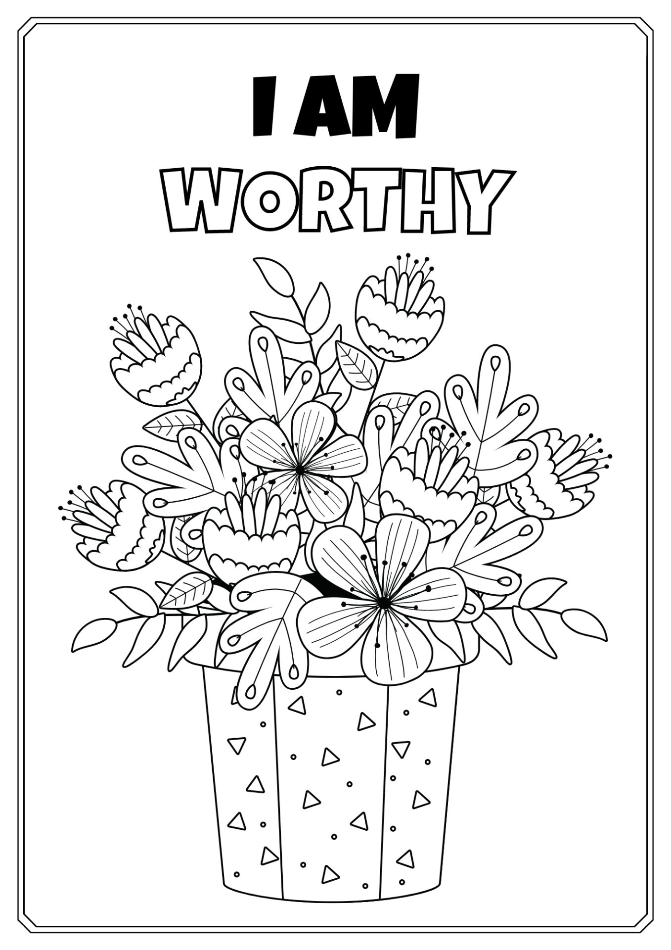 40 Printable Flower Coloring Pages - Printaboles