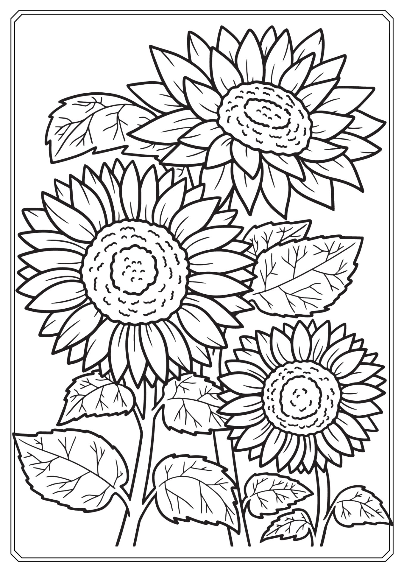 40 Printable Flower Coloring Pages - Printaboles