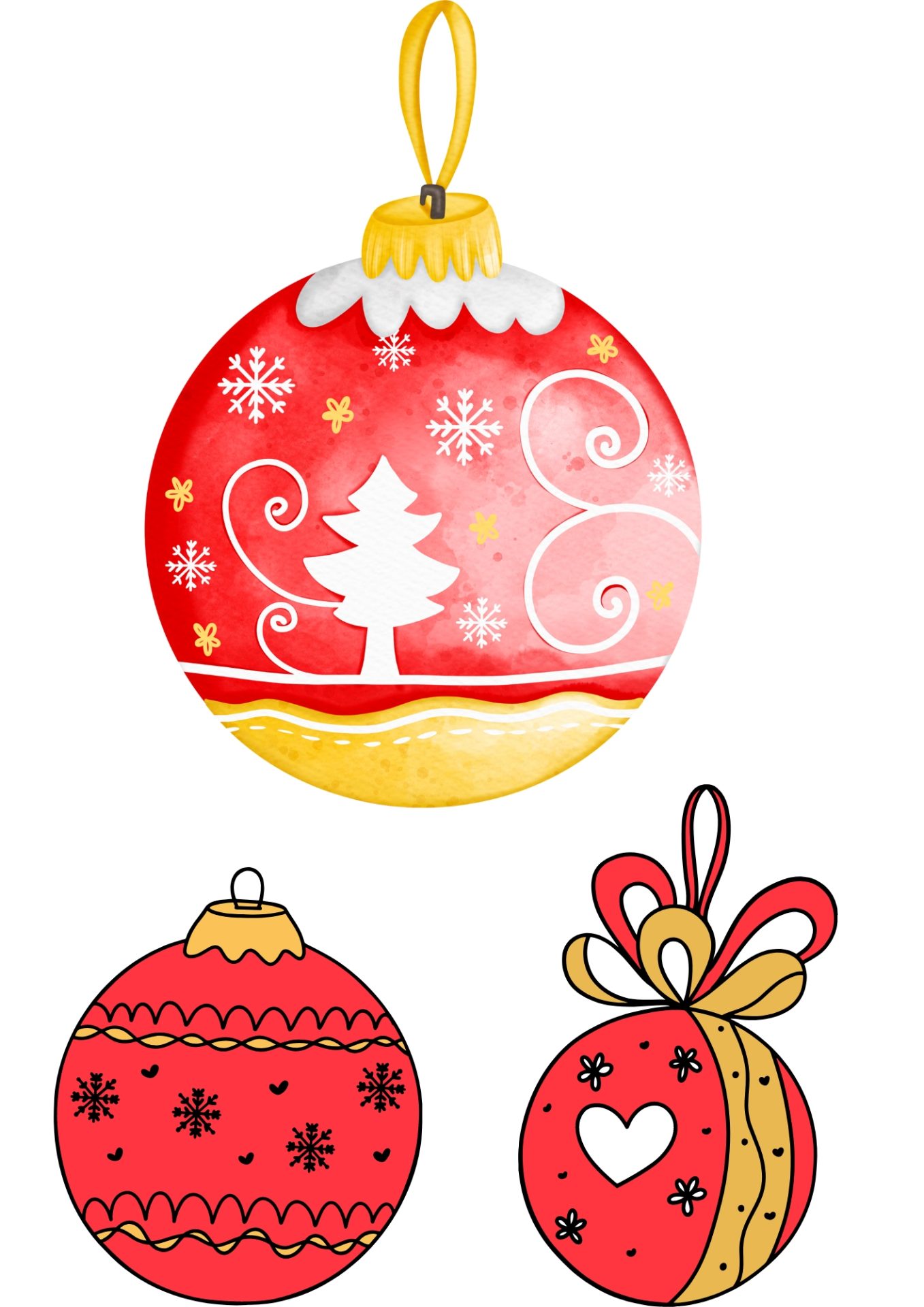 40 Free Printable Christmas Ornaments - Printaboles