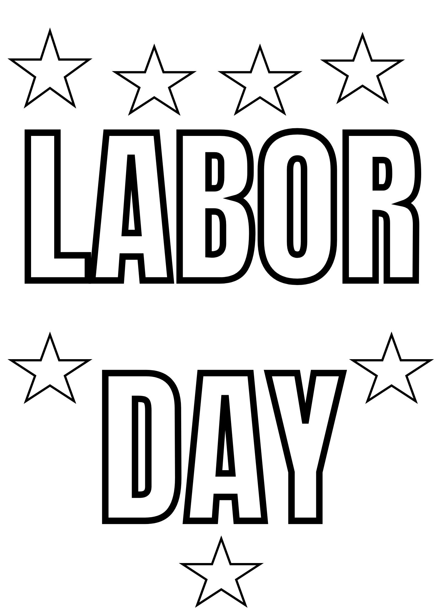 Labor Day Images | Free 40 Printables Coloring Templates