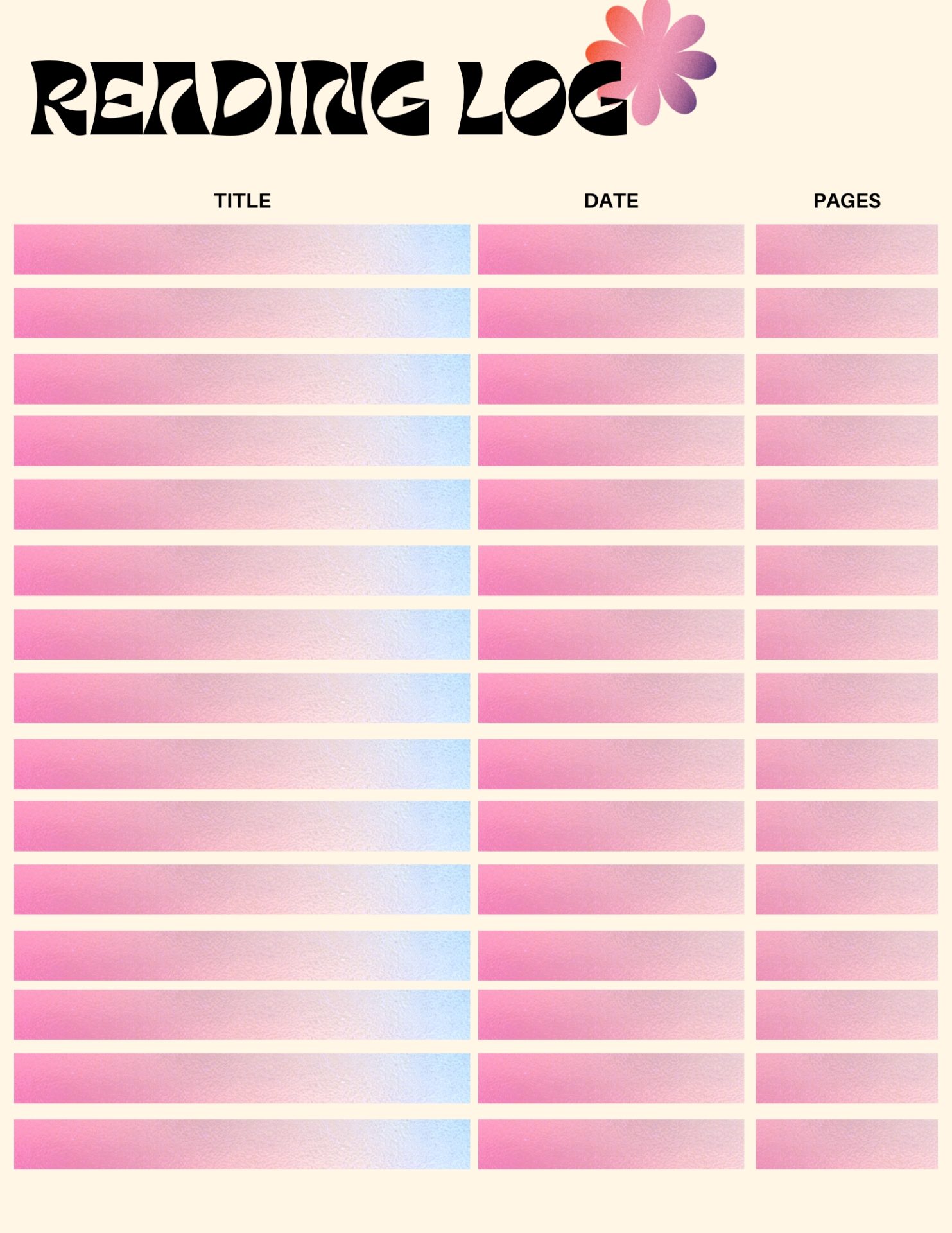 40 Free Printable Reading Logs - Printaboles