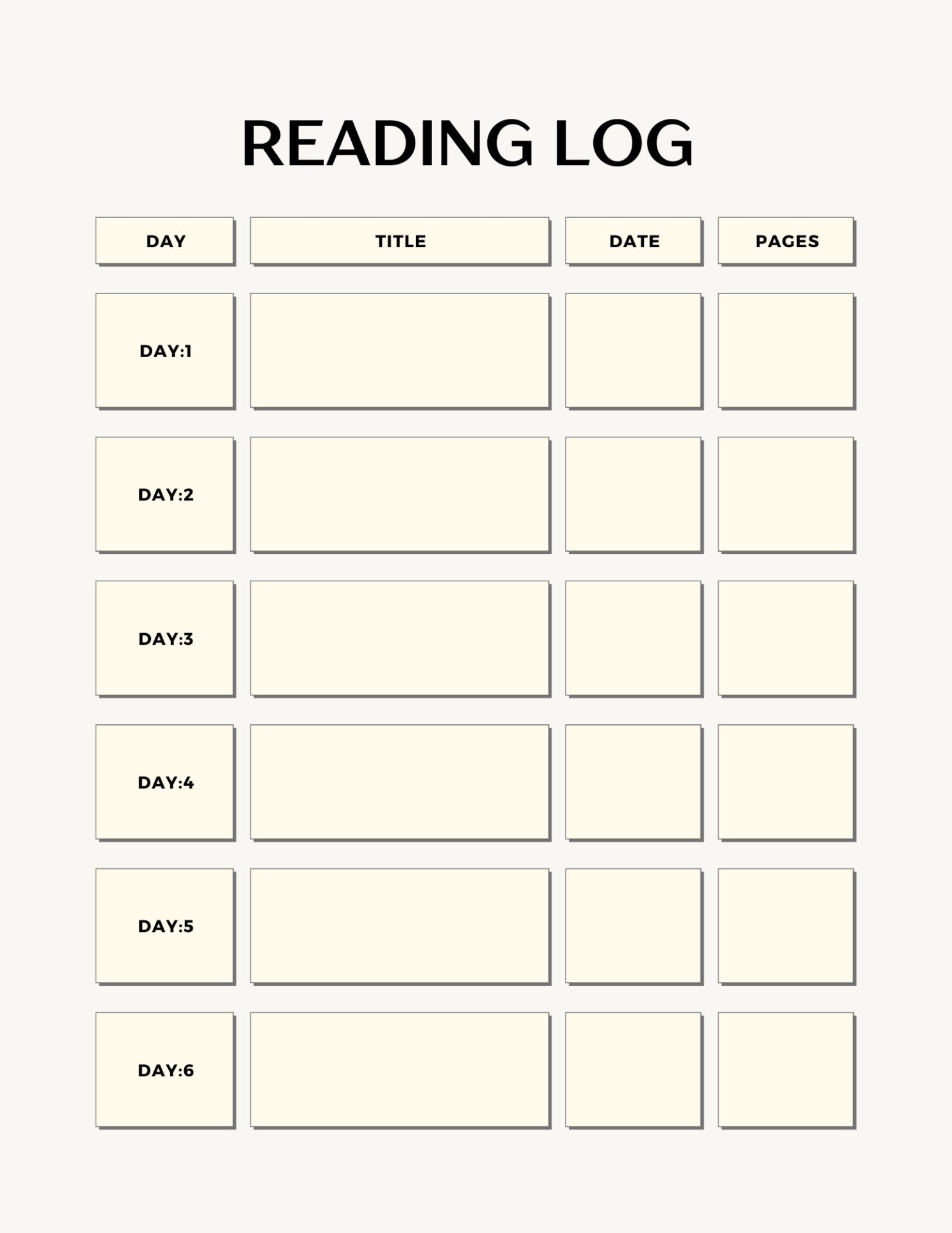 40 Free Printable Reading Logs - Printaboles