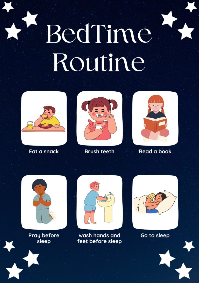 40 Free Printable Bedtime Routine Charts - Printaboles