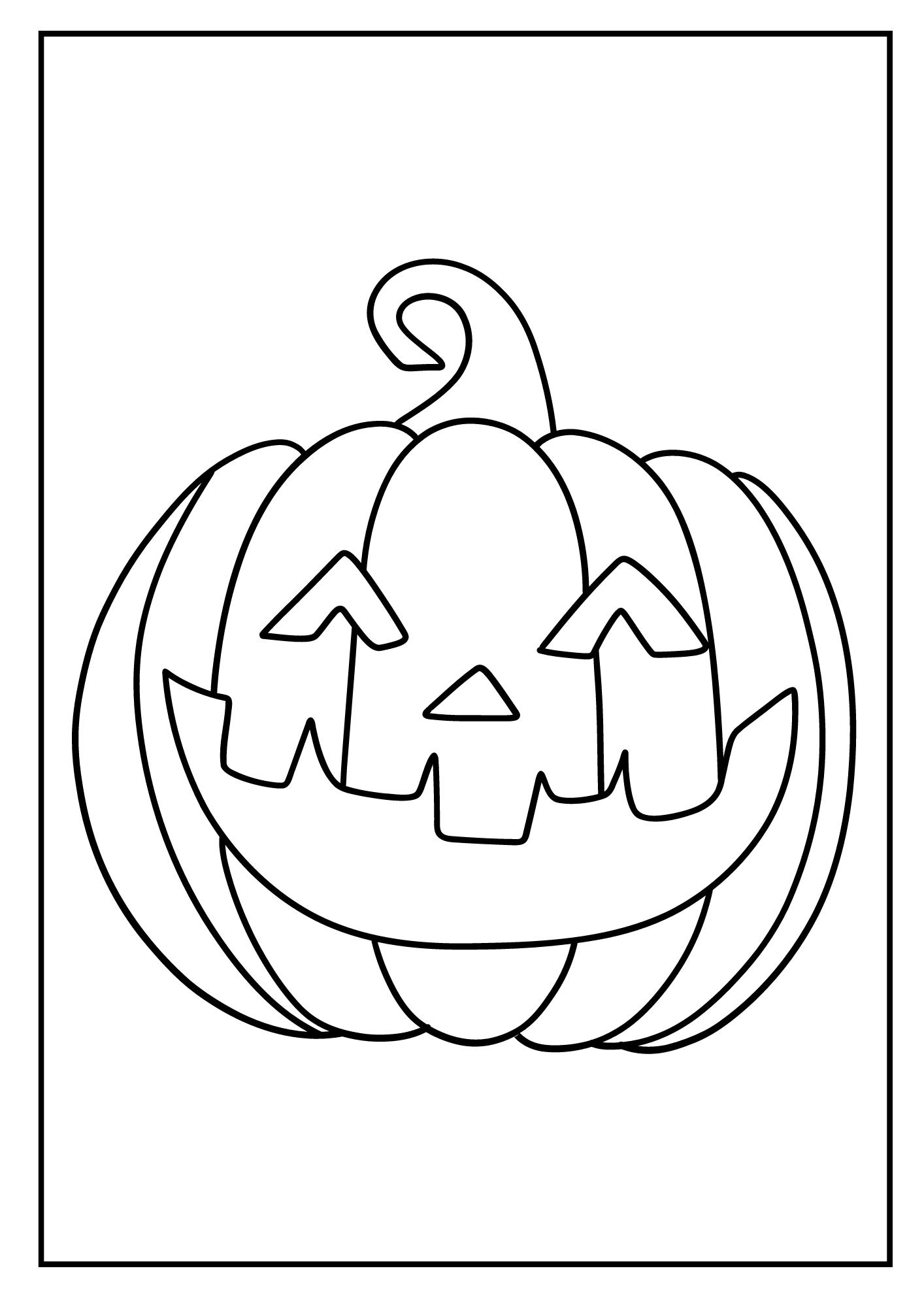 40 Free Printable Pumpkin Coloring Pages - Printaboles