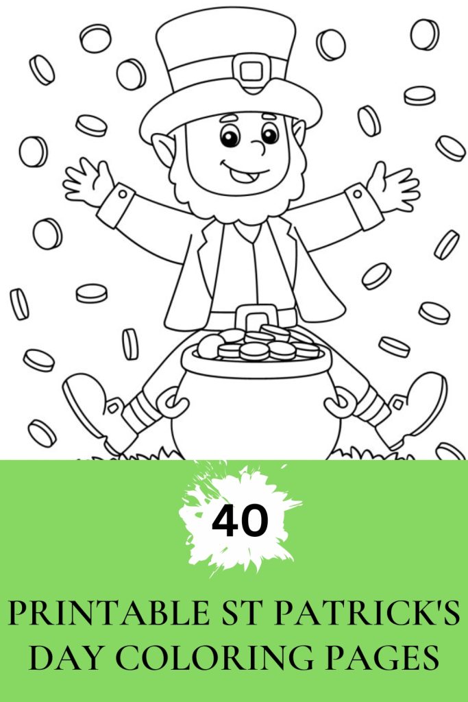 40 Free Printable St Patrick's Day Coloring Pages - Printaboles