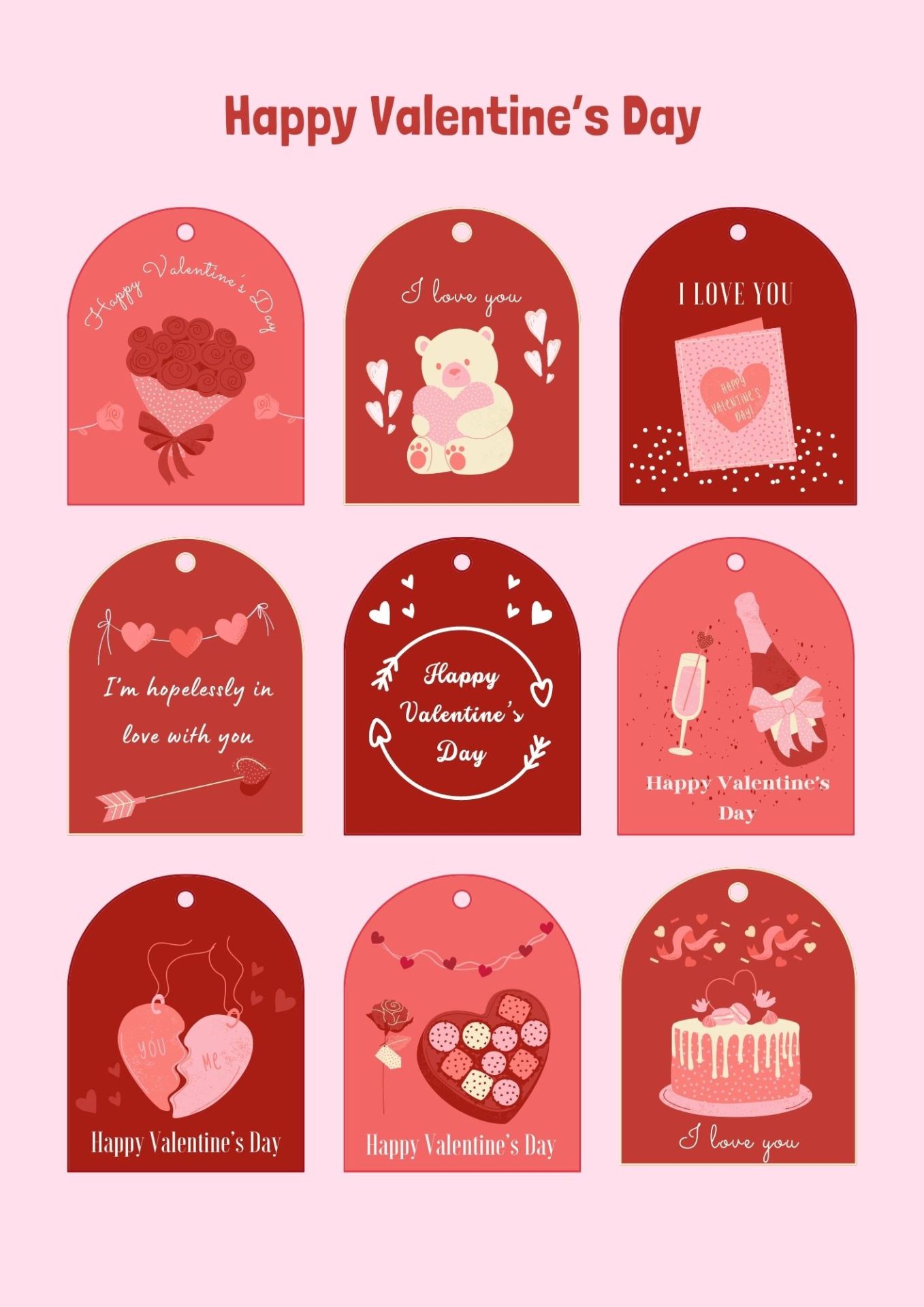 40 Free Printable Valentine's Day Cards - Printaboles