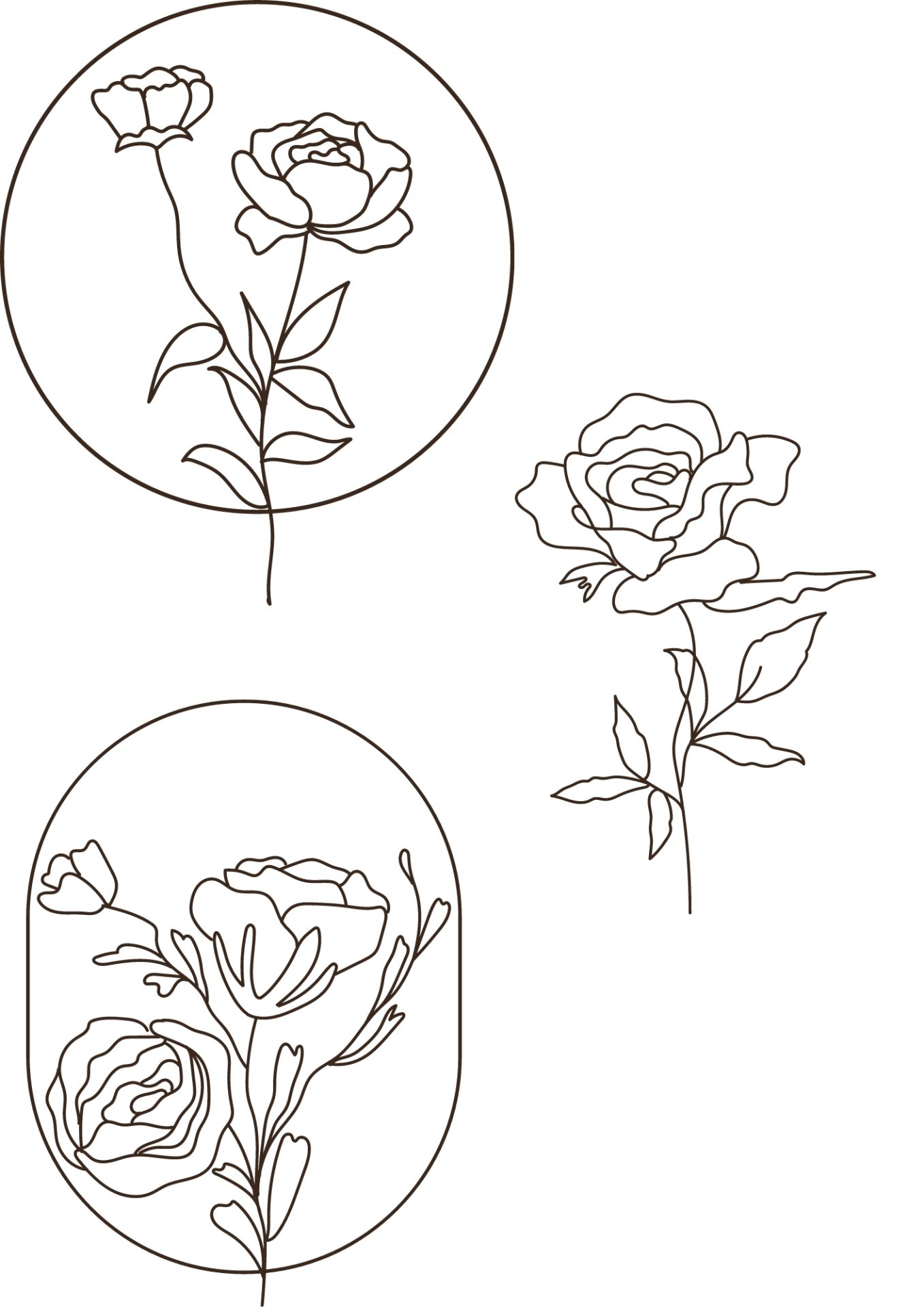 40 Free Printable Rose Coloring Pages - Printaboles
