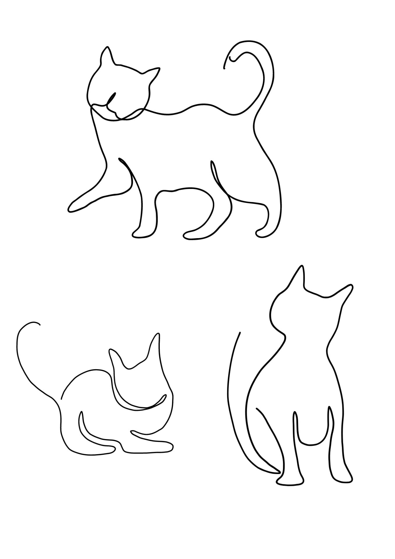 40 Free Printable Cat Coloring Pages - Printaboles