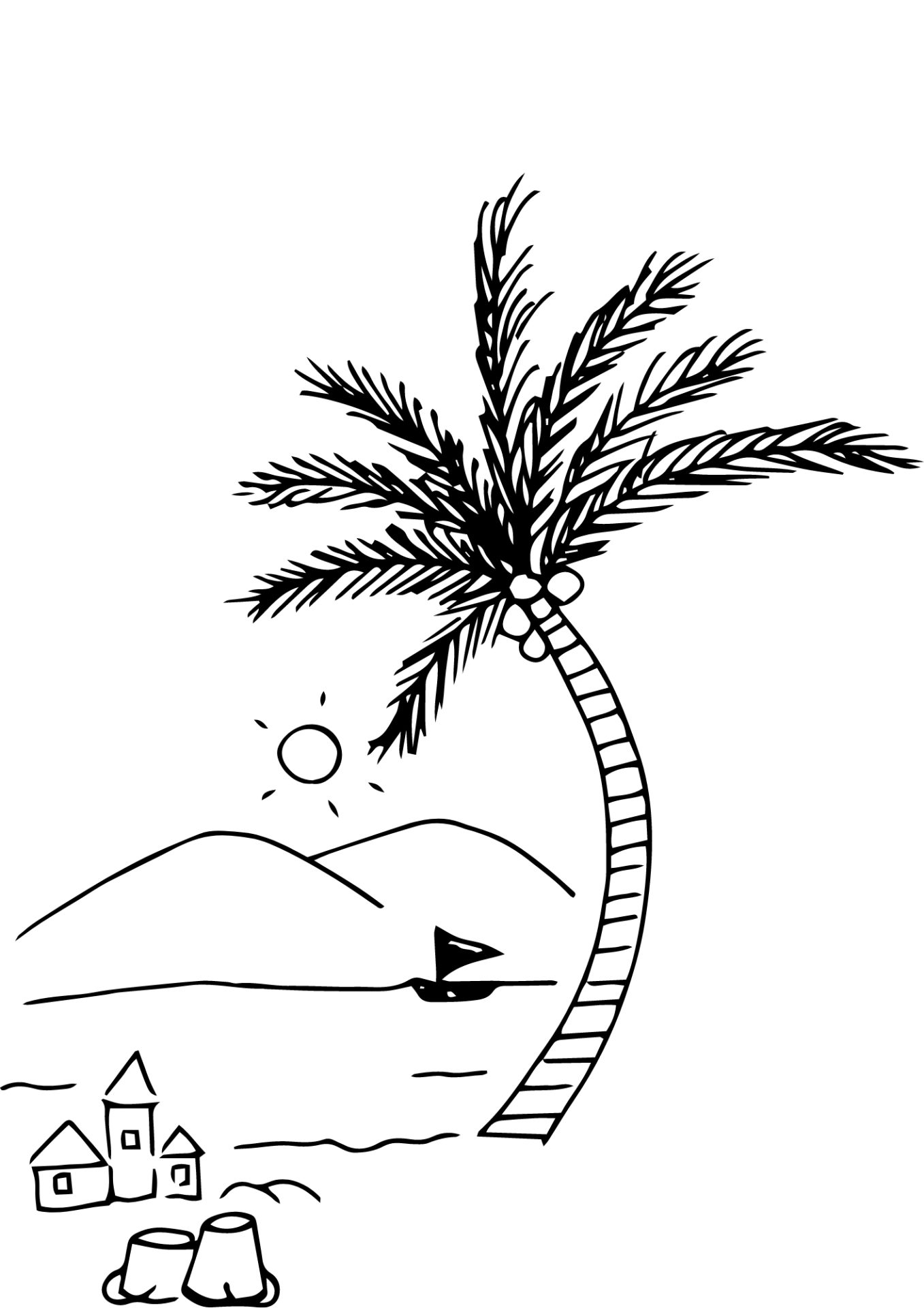 40 Free Printable Summer Coloring Pages - Printaboles