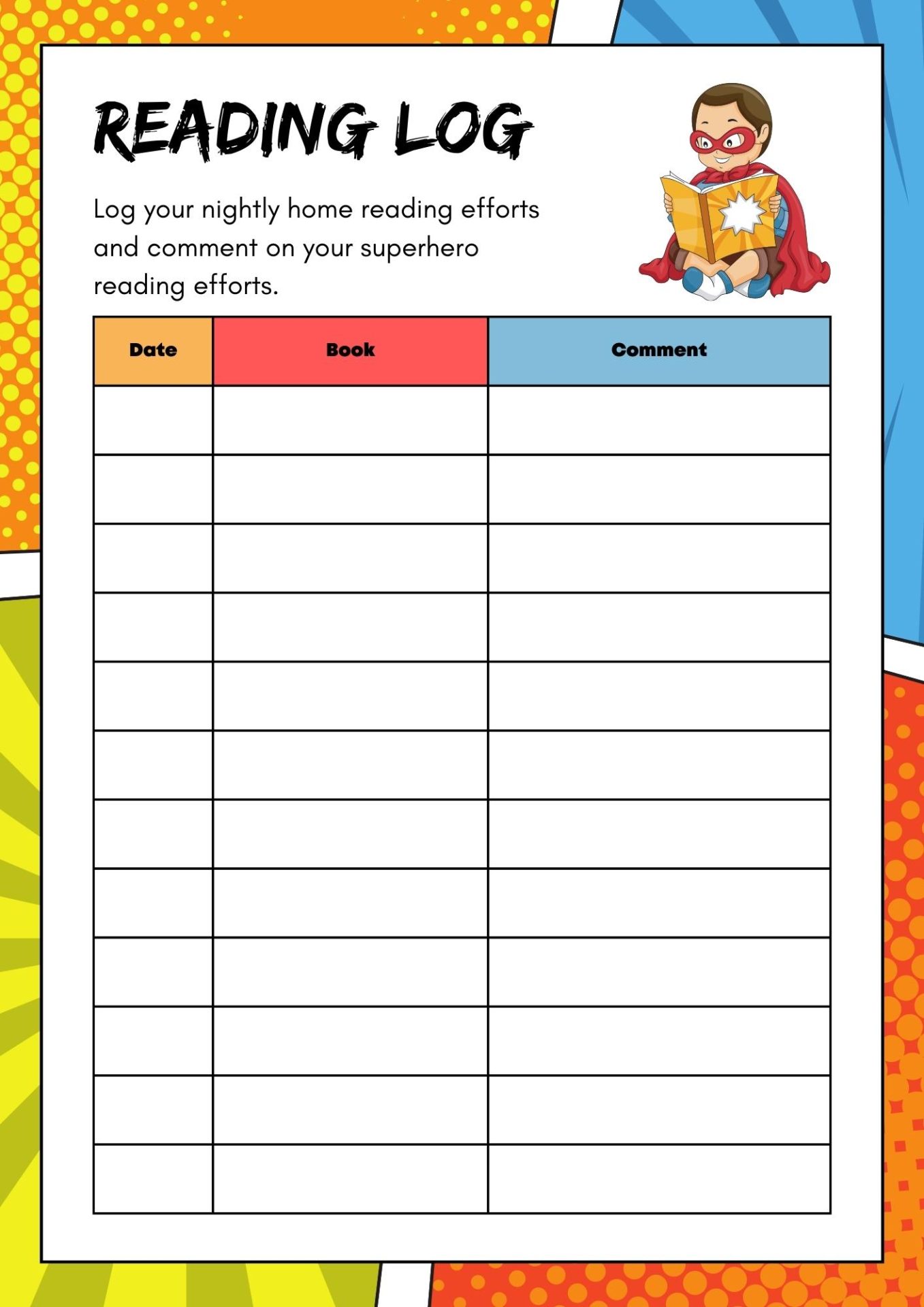 40 Free Printable Reading Logs - Printaboles