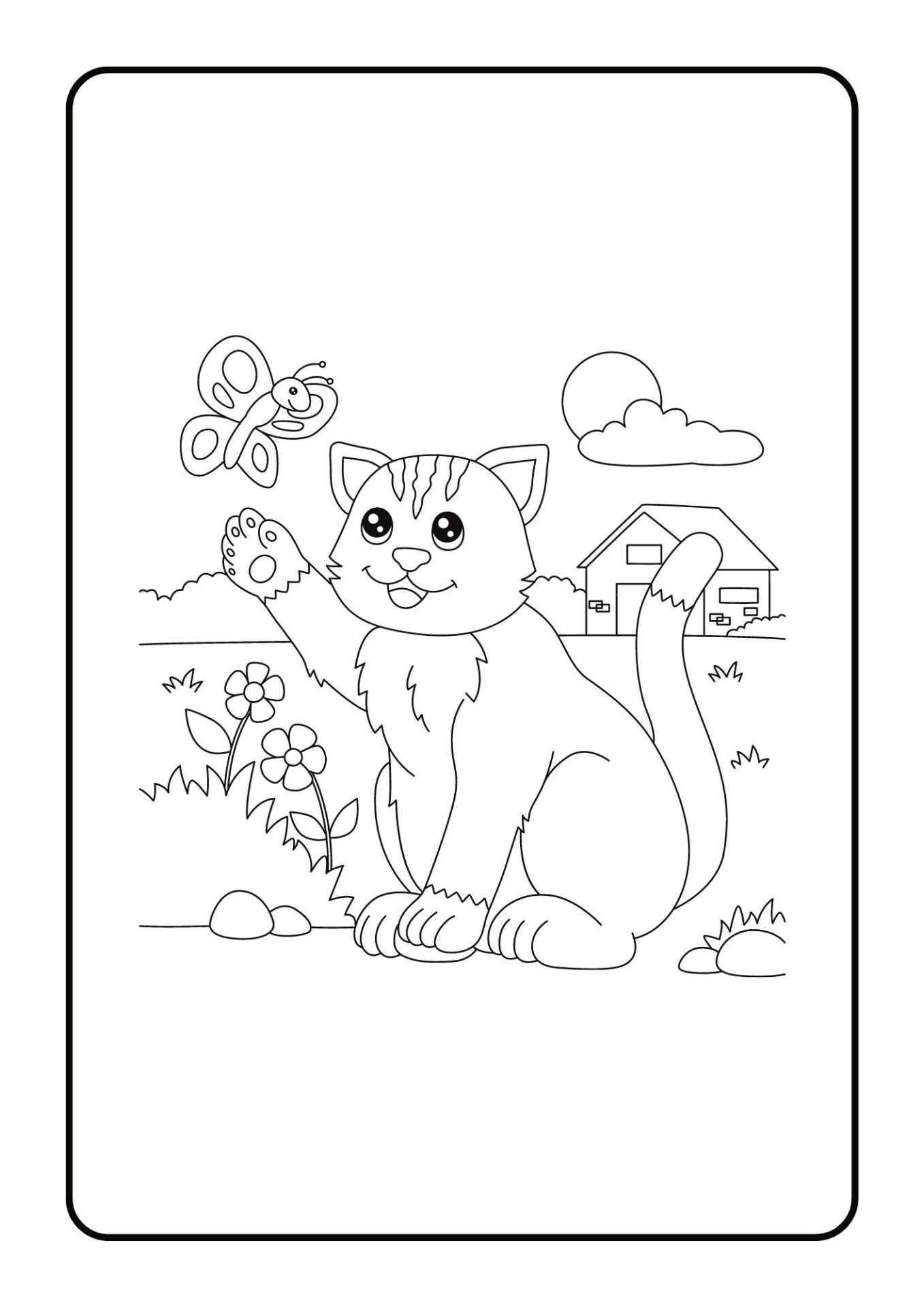 40 Free Printable Cat Coloring Pages - Printaboles