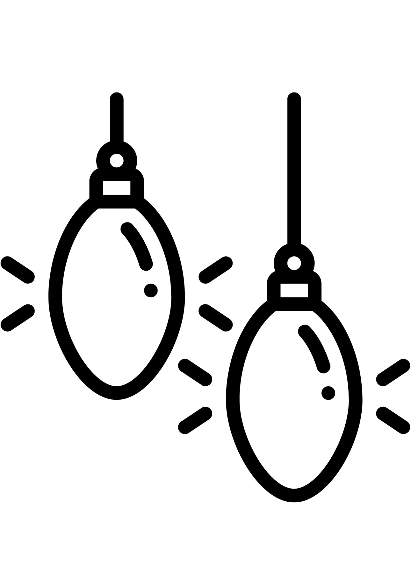 40 Free Printable Christmas Light Templates - Printaboles