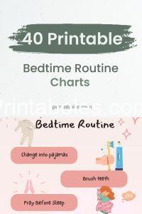 40 Free Printable Bedtime Routine Charts - Printaboles