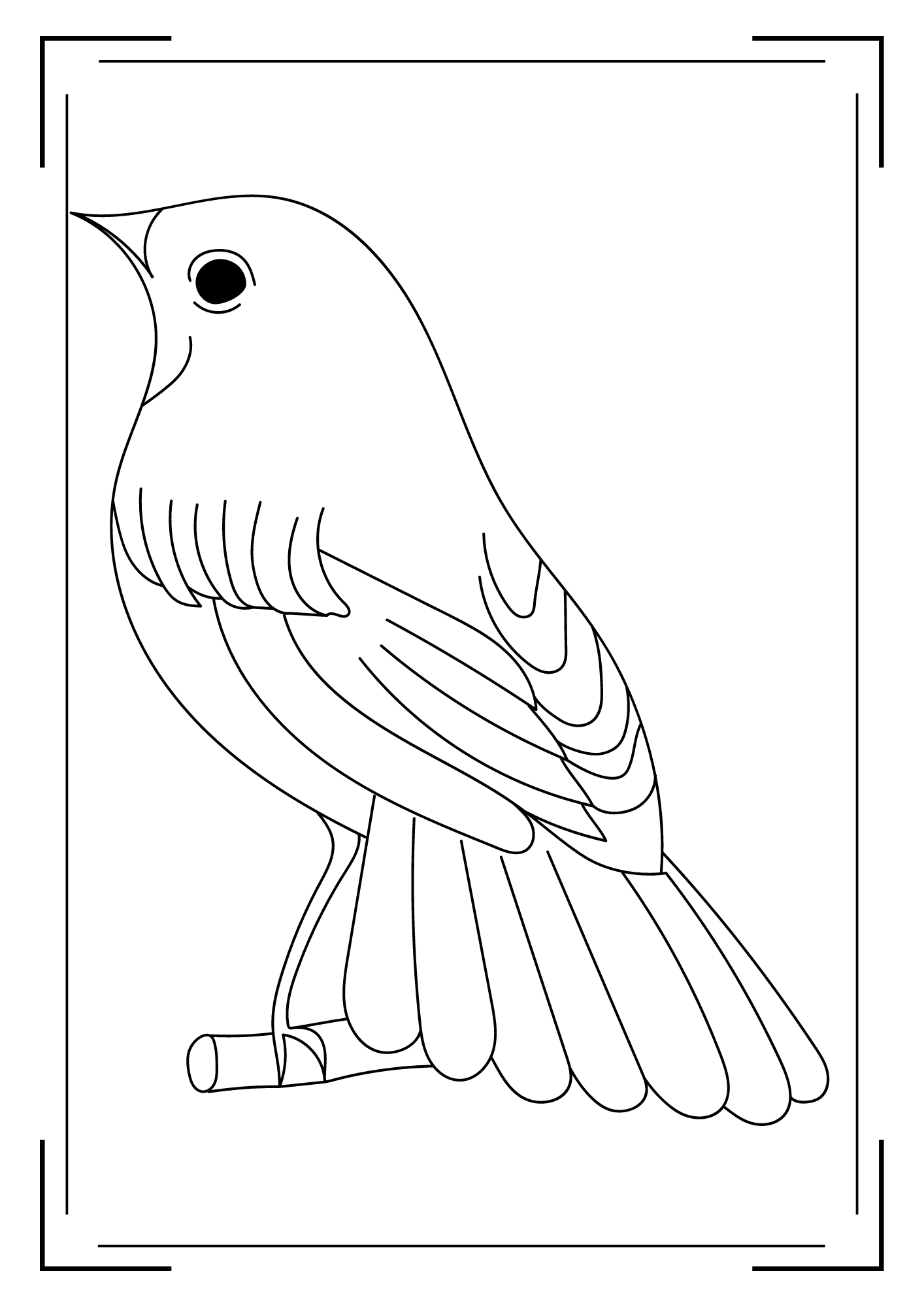 40 Free Printable Bird Coloring Pages - Printaboles