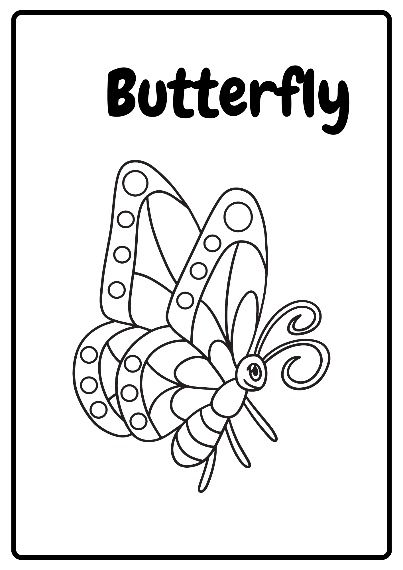 40 Free Printable Butterfly Coloring Pages - Printaboles