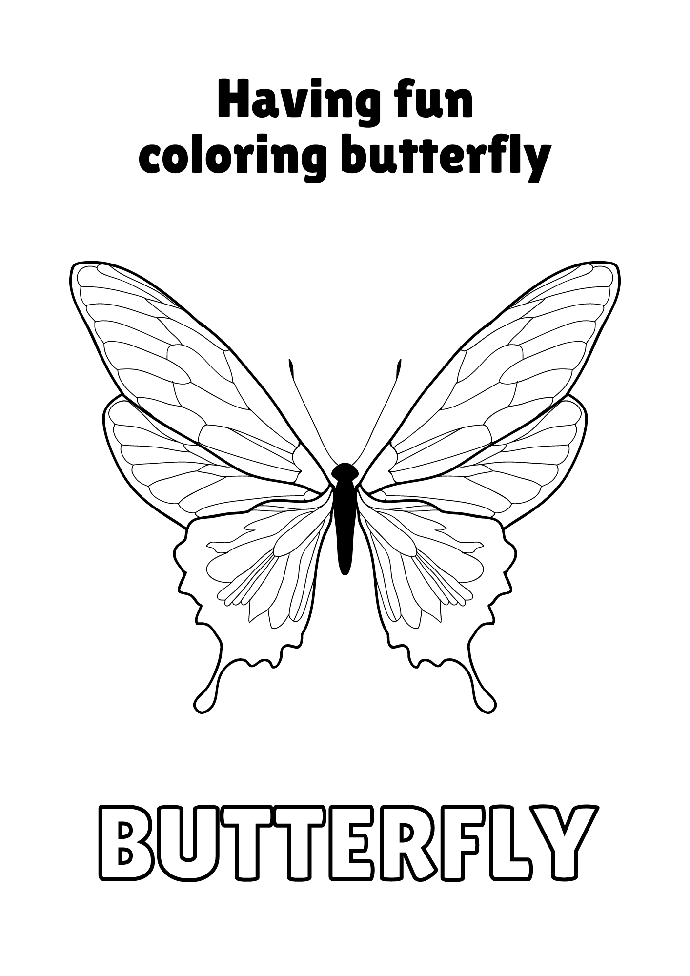 40 Free Printable Butterfly Coloring Pages - Printaboles