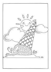 40 Free Printable Ice Cream Coloring Pages - Printaboles