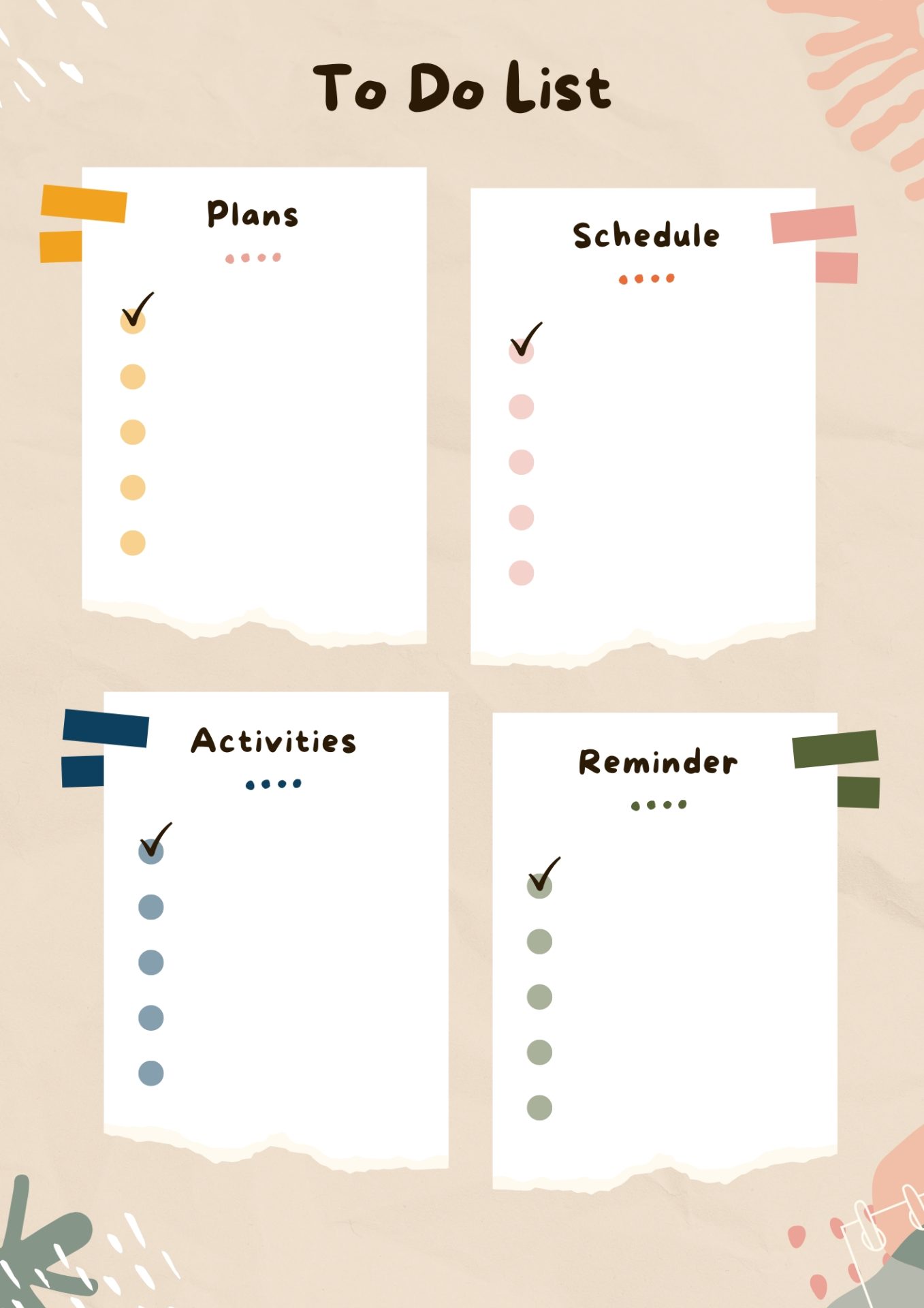 40 Free Printable To-Do Lists - Printaboles
