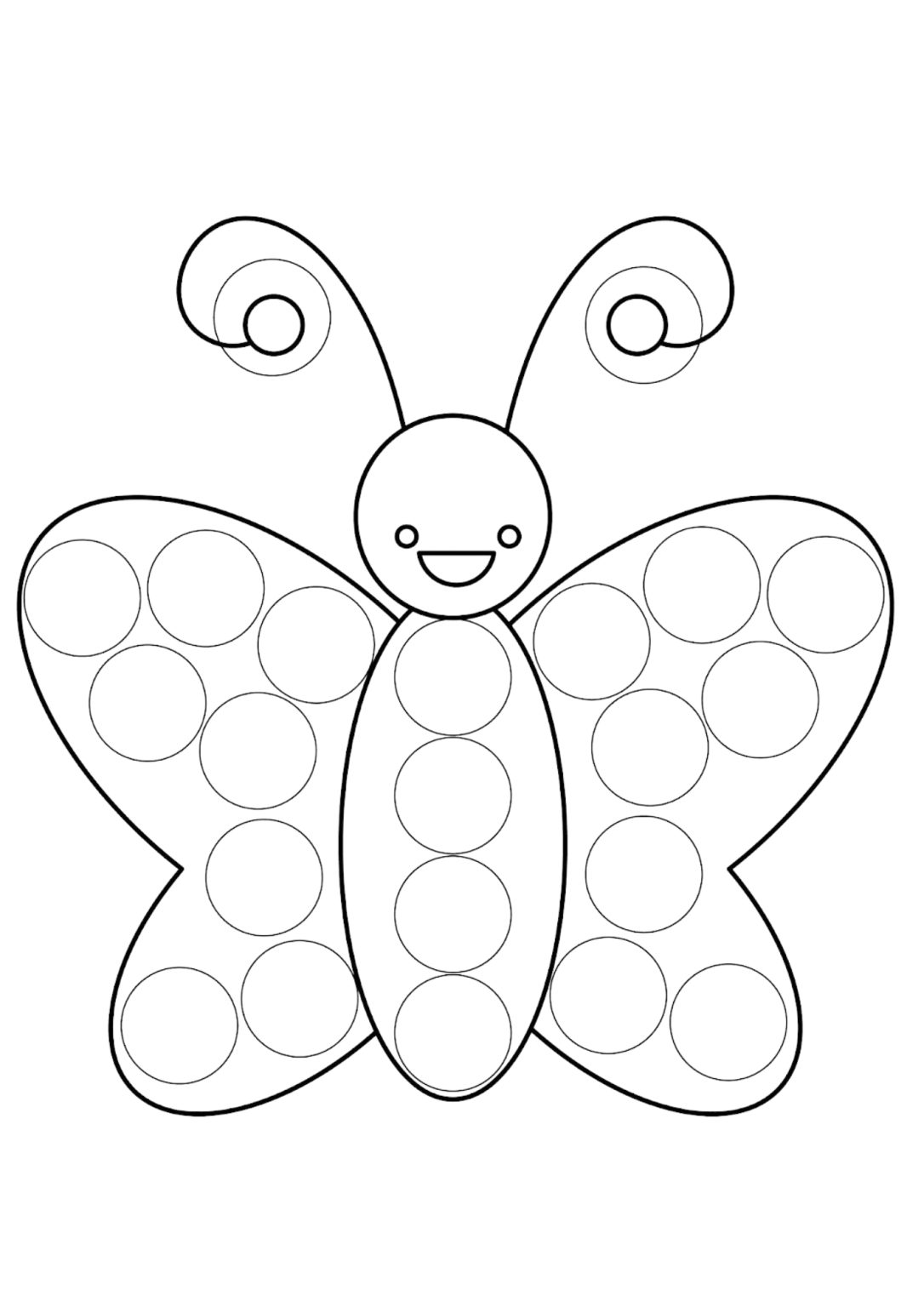 40 Free Printable Dot Marker Coloring Pages - Printaboles