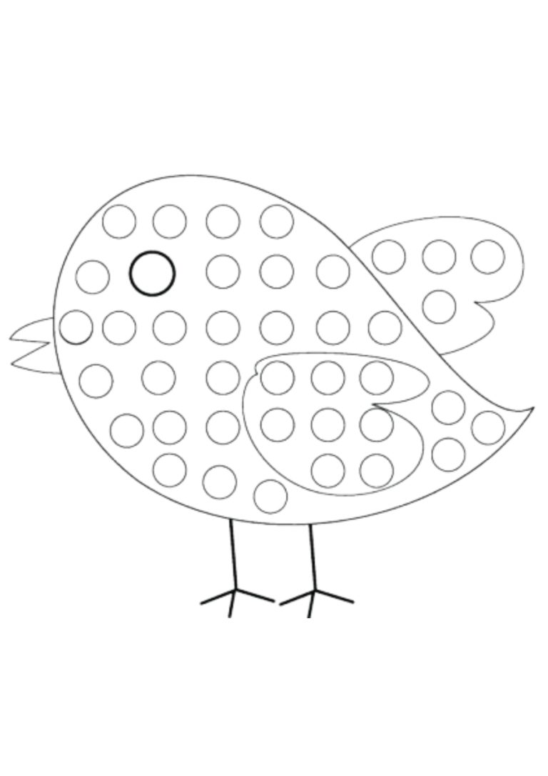 40 Free Printable Dot Marker Coloring Pages - Printaboles