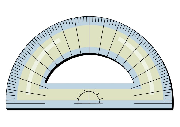 40 Free Printable Protractor Templates - Printaboles
