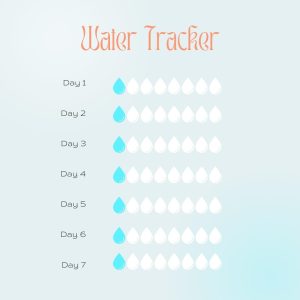 40 Free Printable Water Trackers - Printaboles