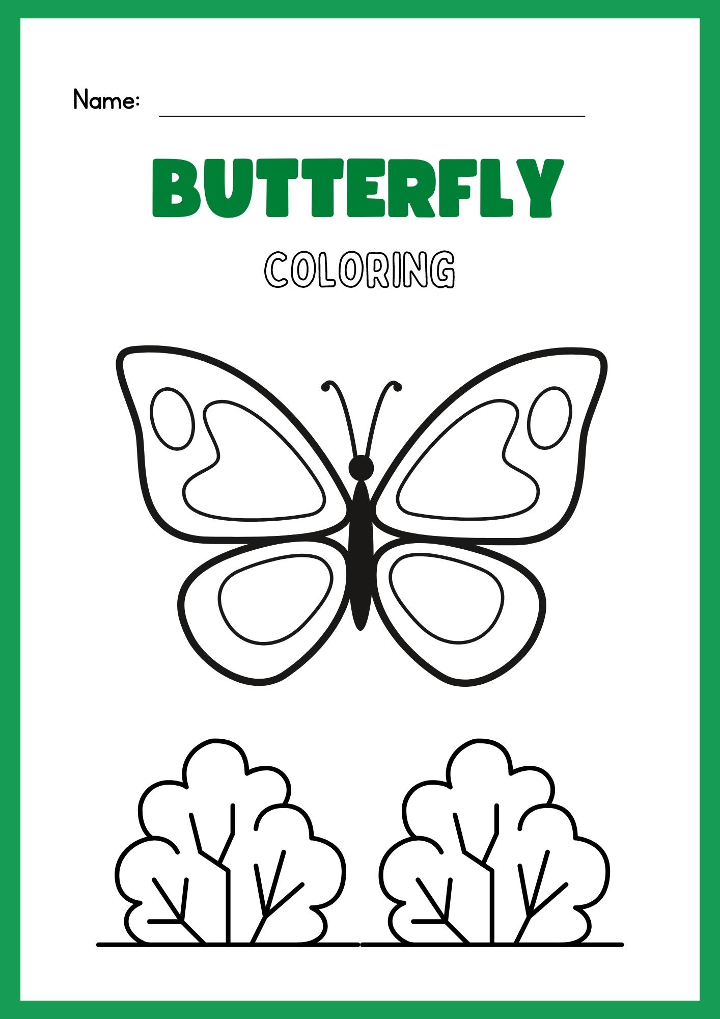 40 Free Printable Butterfly Coloring Pages - Printaboles