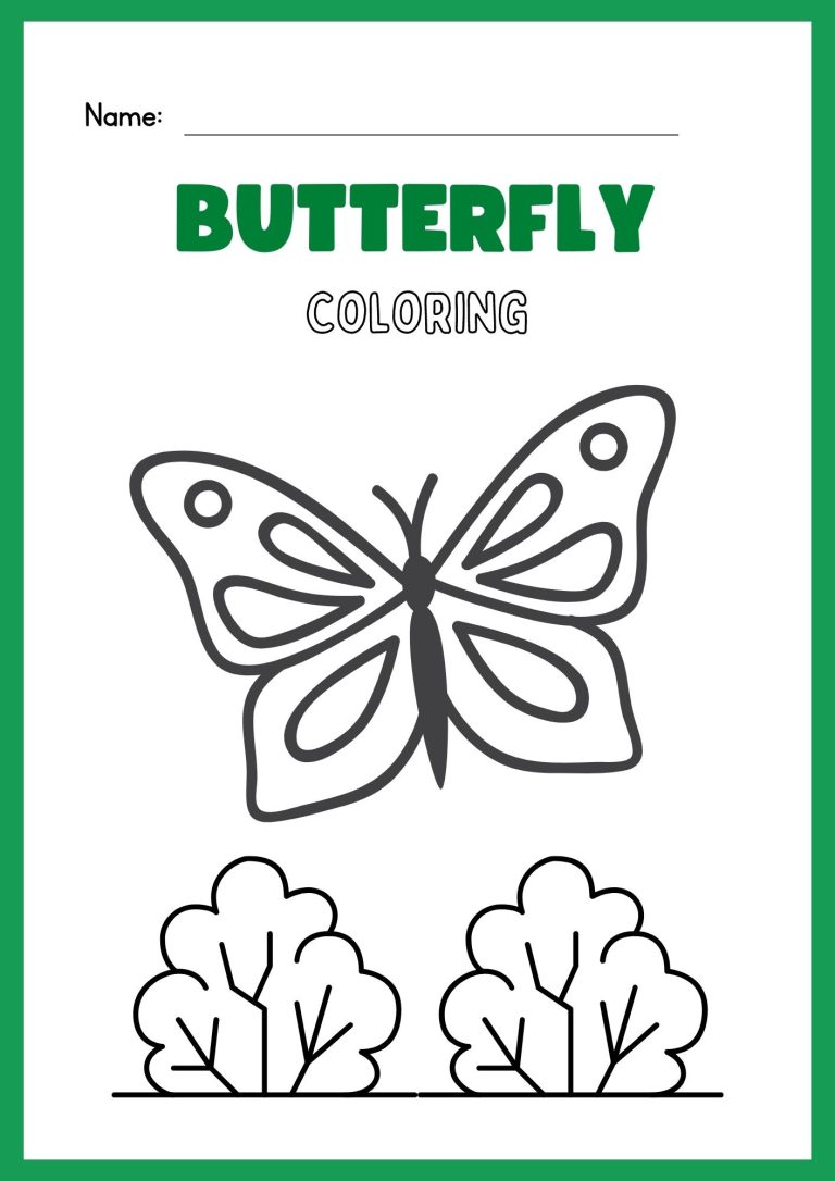 40 Free Printable Butterfly Coloring Pages - Printaboles