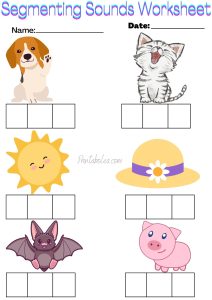 40 Free Printable Elkonin Boxes - Printaboles