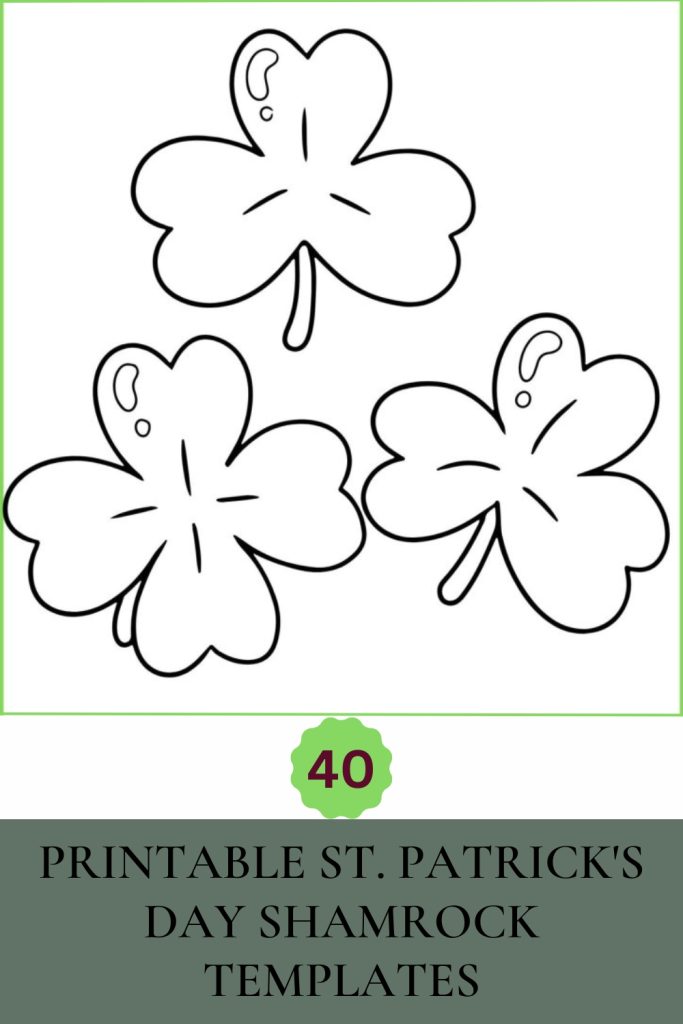 Free Printable Shamrock St. Patrick's Day Templates 2023 - Printaboles
