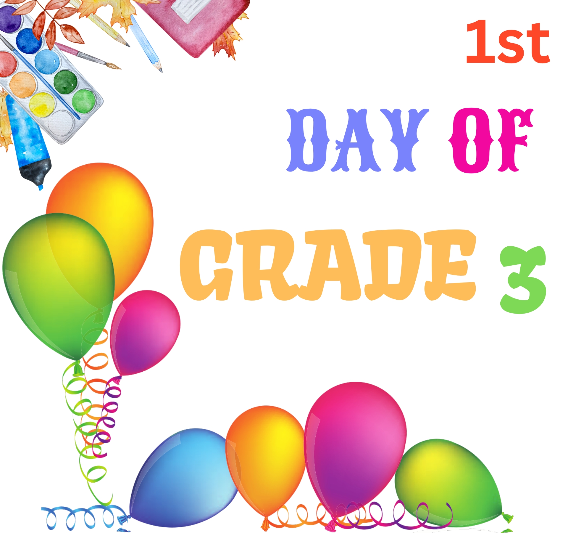 40 Free Printable First Day Of School Signs - Printaboles